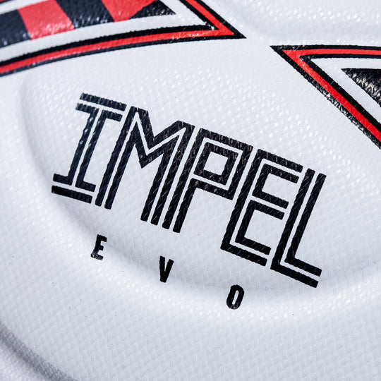 Mitre Impel Evo 24 football - White/Black/Red – Mitre Sports Australia