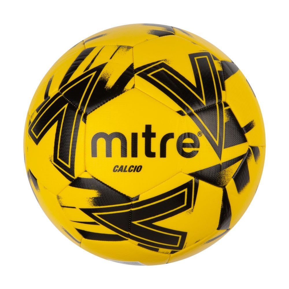 Mitre Calcio 2.0 football - Yellow/Black – Mitre Sports Australia