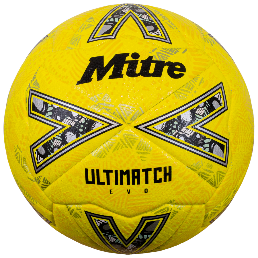 Mitre Ultimatch Evo 24 football - Yellow – Mitre Sports Australia